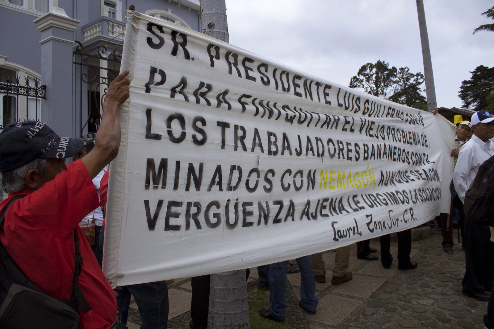Costa Rica. Demandas del "Frente de personas afectadas por el nemagón"