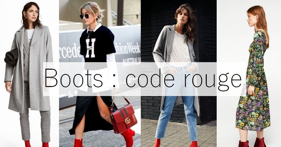 Trend alert : Les bottines rouges - Styles by Assitan. Blog mode ...