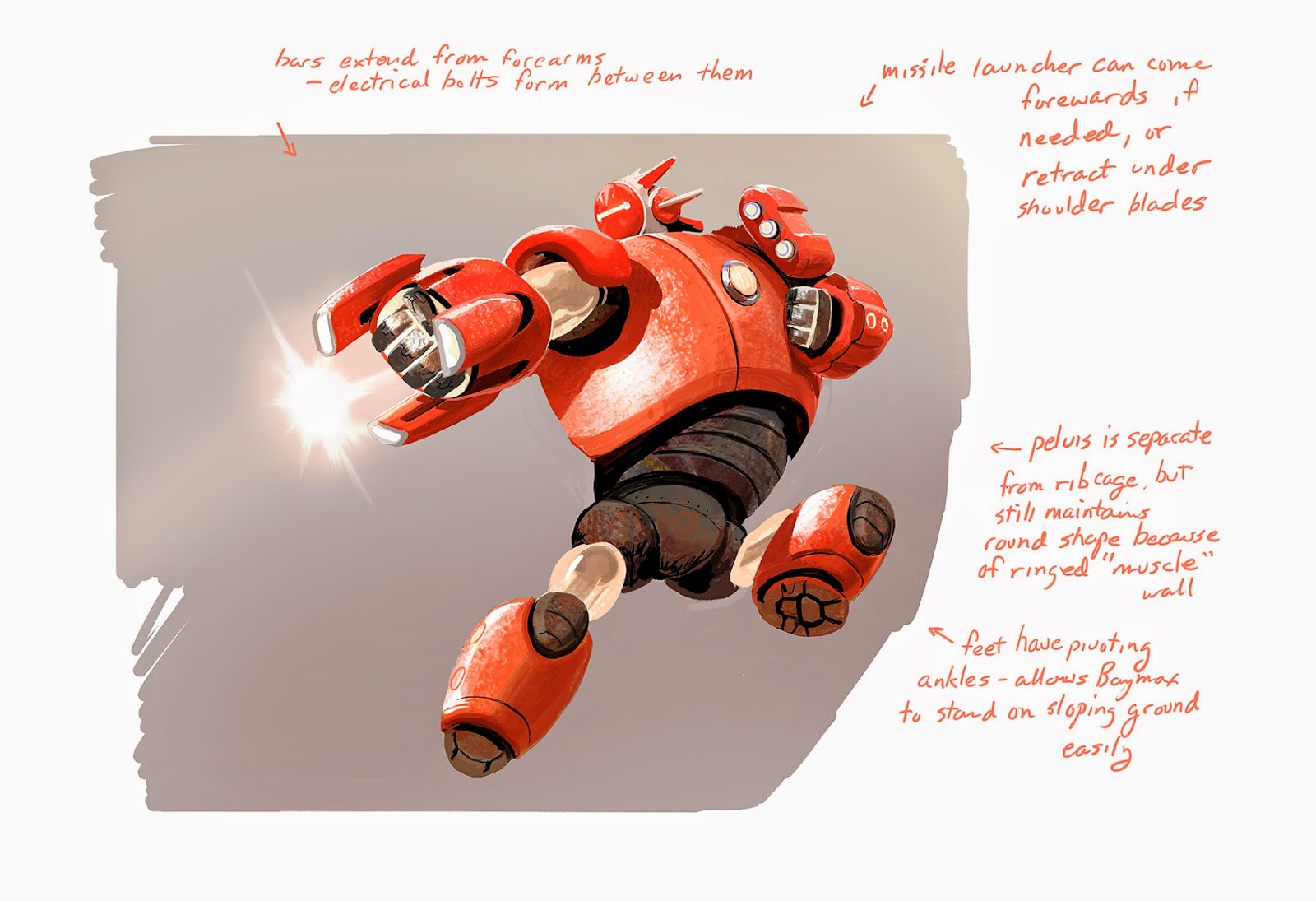 the art of kevin nelson: some really early baymax sketches from big hero 6
