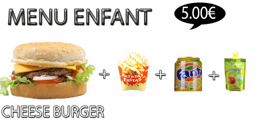 MENU ENFANT ~ Kebab quimper
