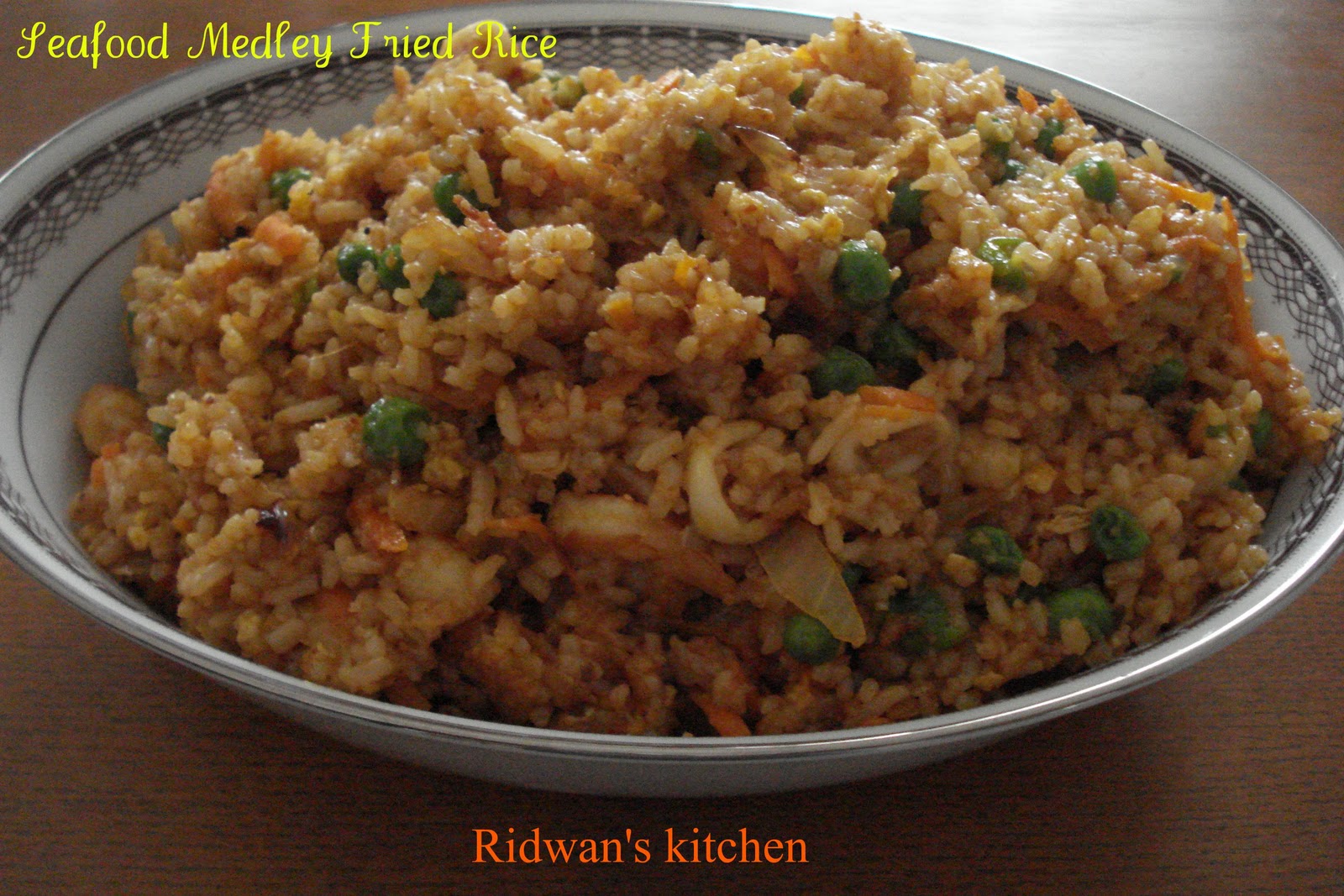 Seafood Medley Fried Rice