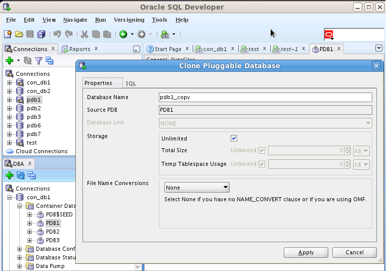 Muhammad Asif Oracle 12c Database Cloning Pdb Using Sql Developer
