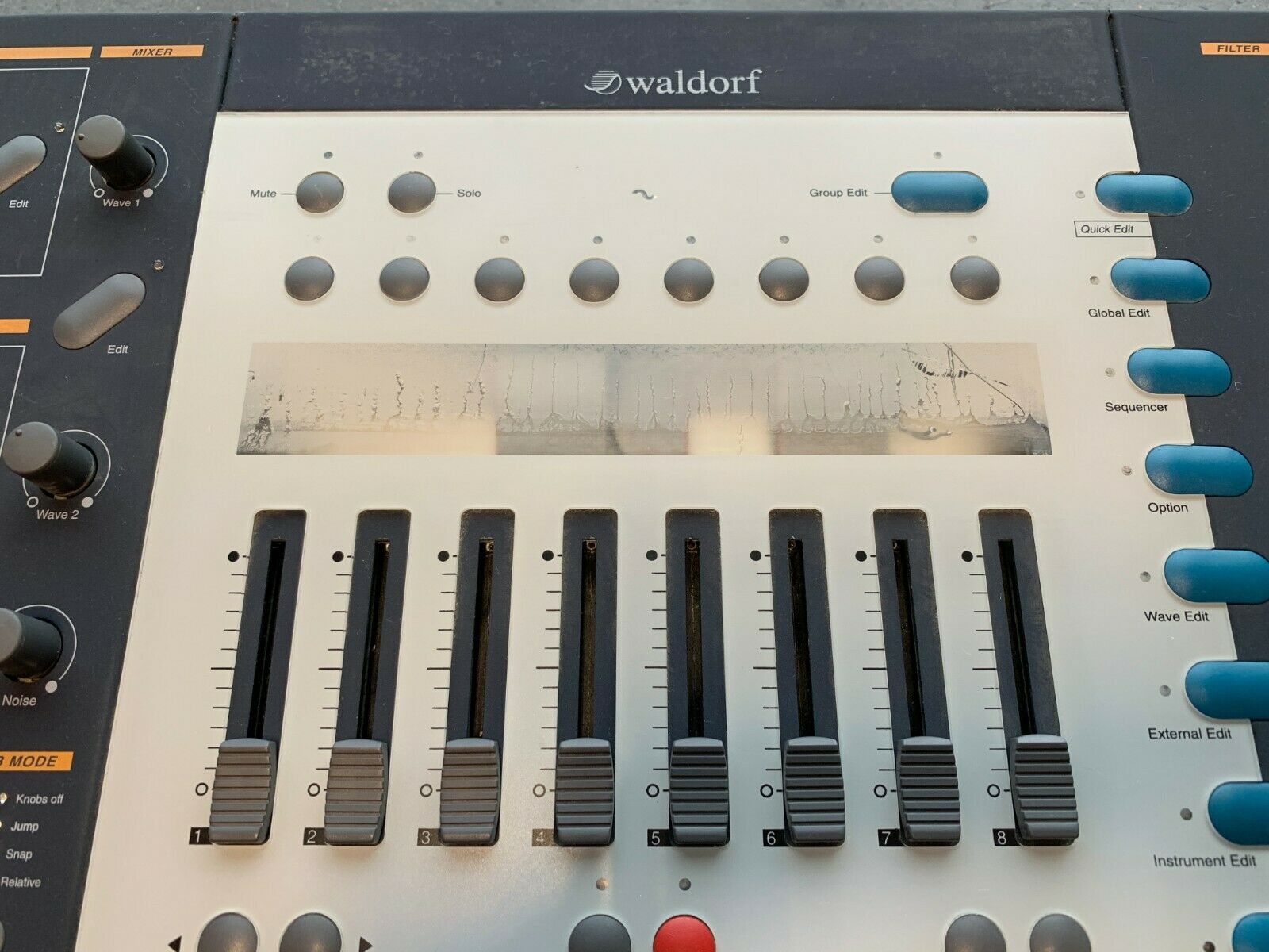 MATRIXSYNTH: Waldorf Wave Vintage Digital Synthesizer For Parts