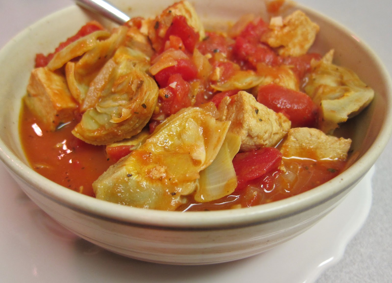 The Vegan Chronicle: Chicken, Artichoke, and Tomato Ragout