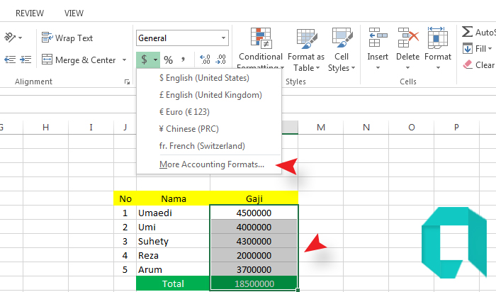 Cara Membuat Simbol Rp Di Excel Secara Otomatis Paling Mudah ...