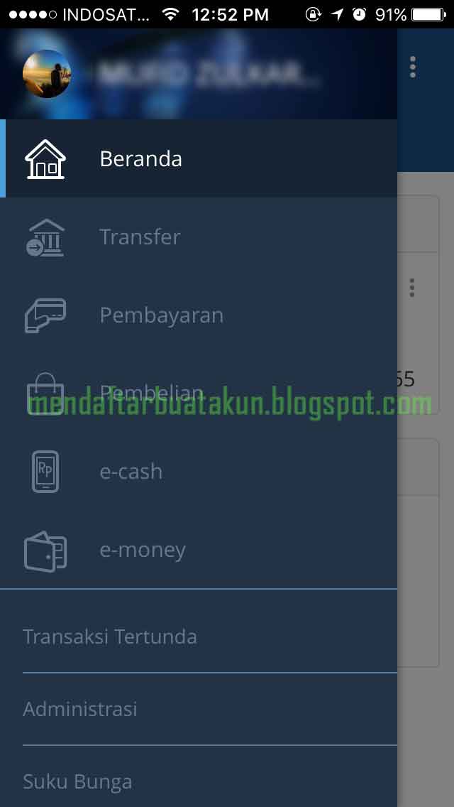 Cara Melihat Bukti Transfer Mandiri Mobile
