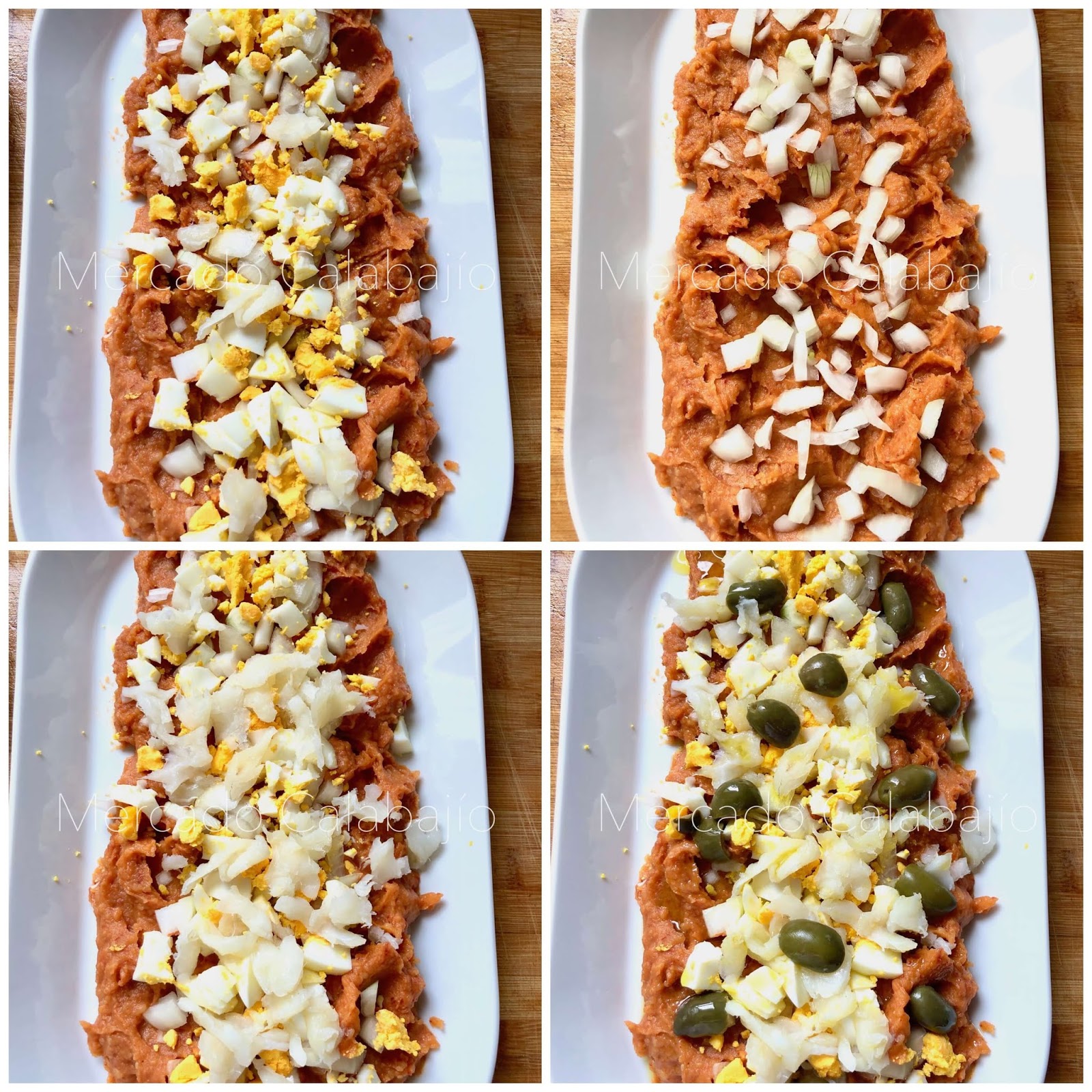 Rin rán de Cazorla con bacalao. Receta | Mercado Calabajío