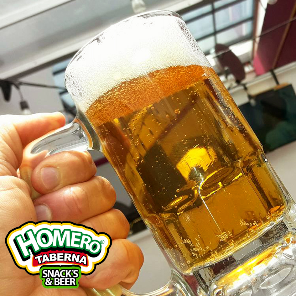 Homero Taberna Franquicia: Una espumosa con Homero