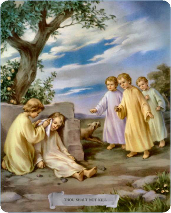 → Quinto mandamiento explicado: No matarás: Ejemplos Religión Católica ...