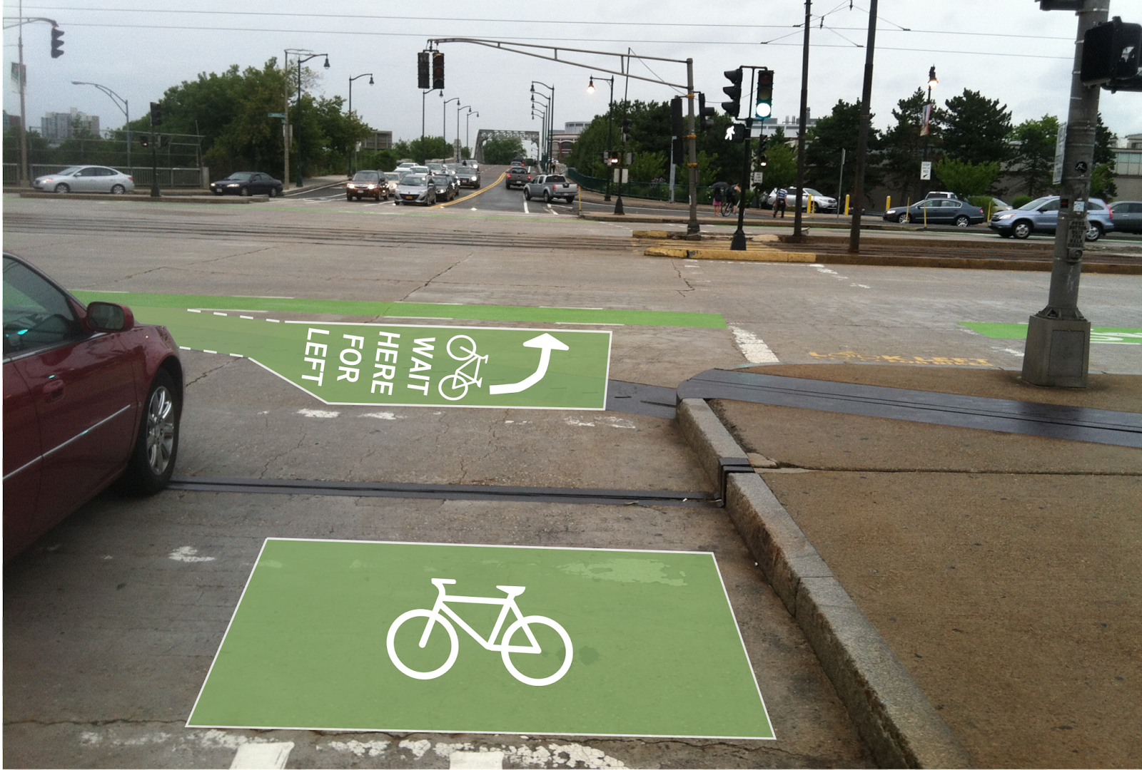 The Amateur Planner: The next step on the BU Bridge area for bikes