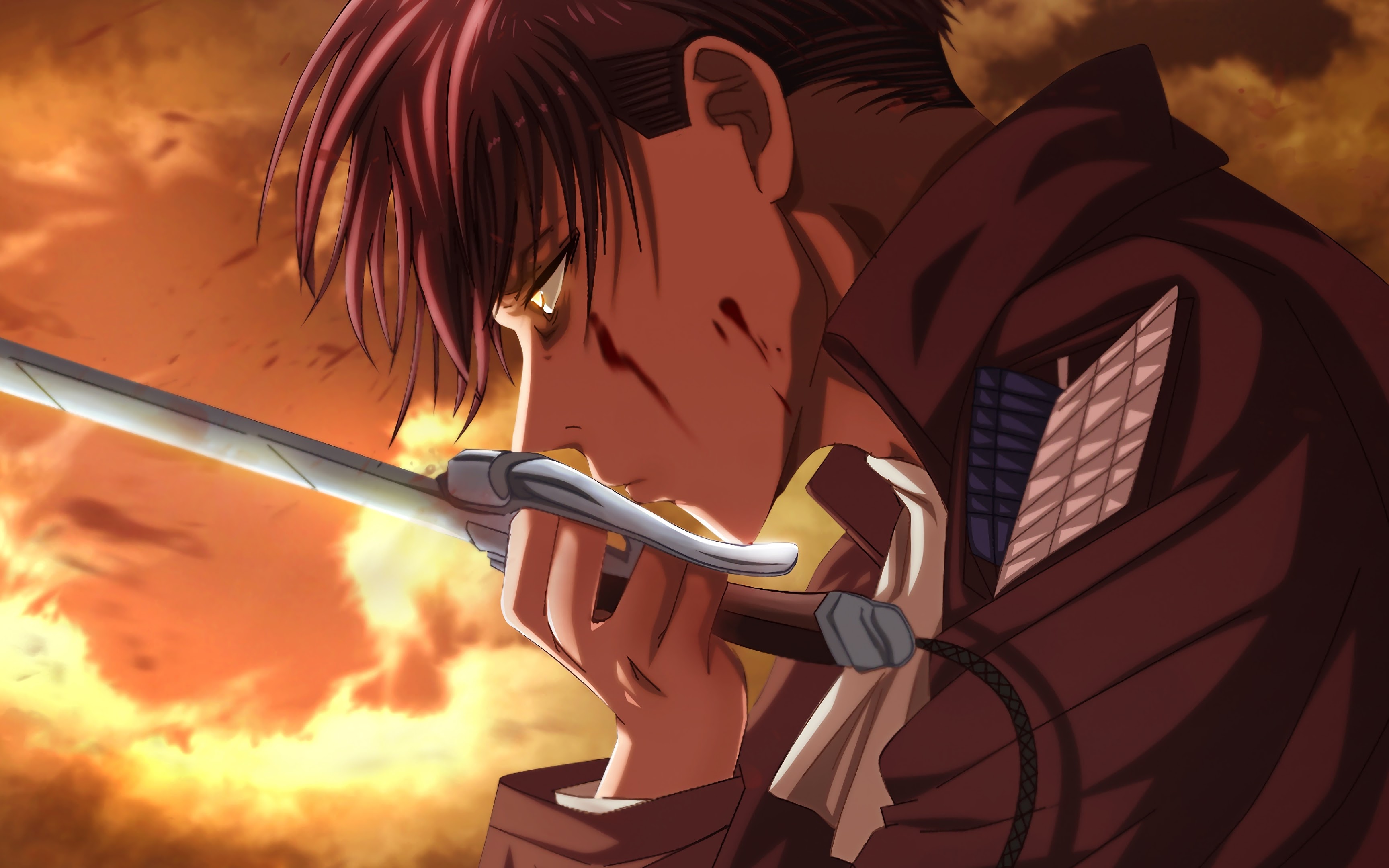 Levi, Attack on Titan, 4K, #7 Wallpaper iPhone Phone
