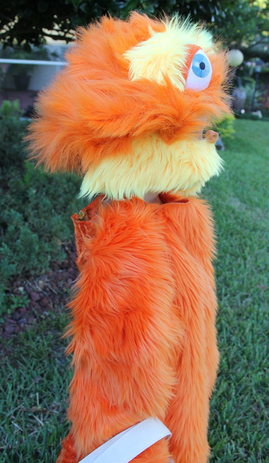 laci jean: Lorax costume with Trufulla Tree candy bag!