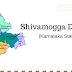Shivamogga district With Talukas in Karnataka State