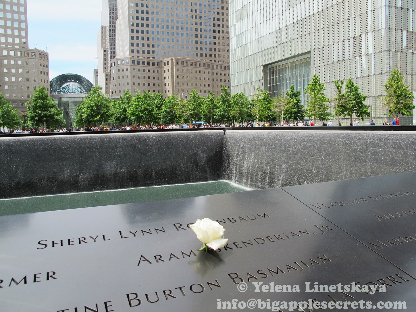 Big Apple Secrets: Reflecting Absence- September 11, 2001 memorial pools.