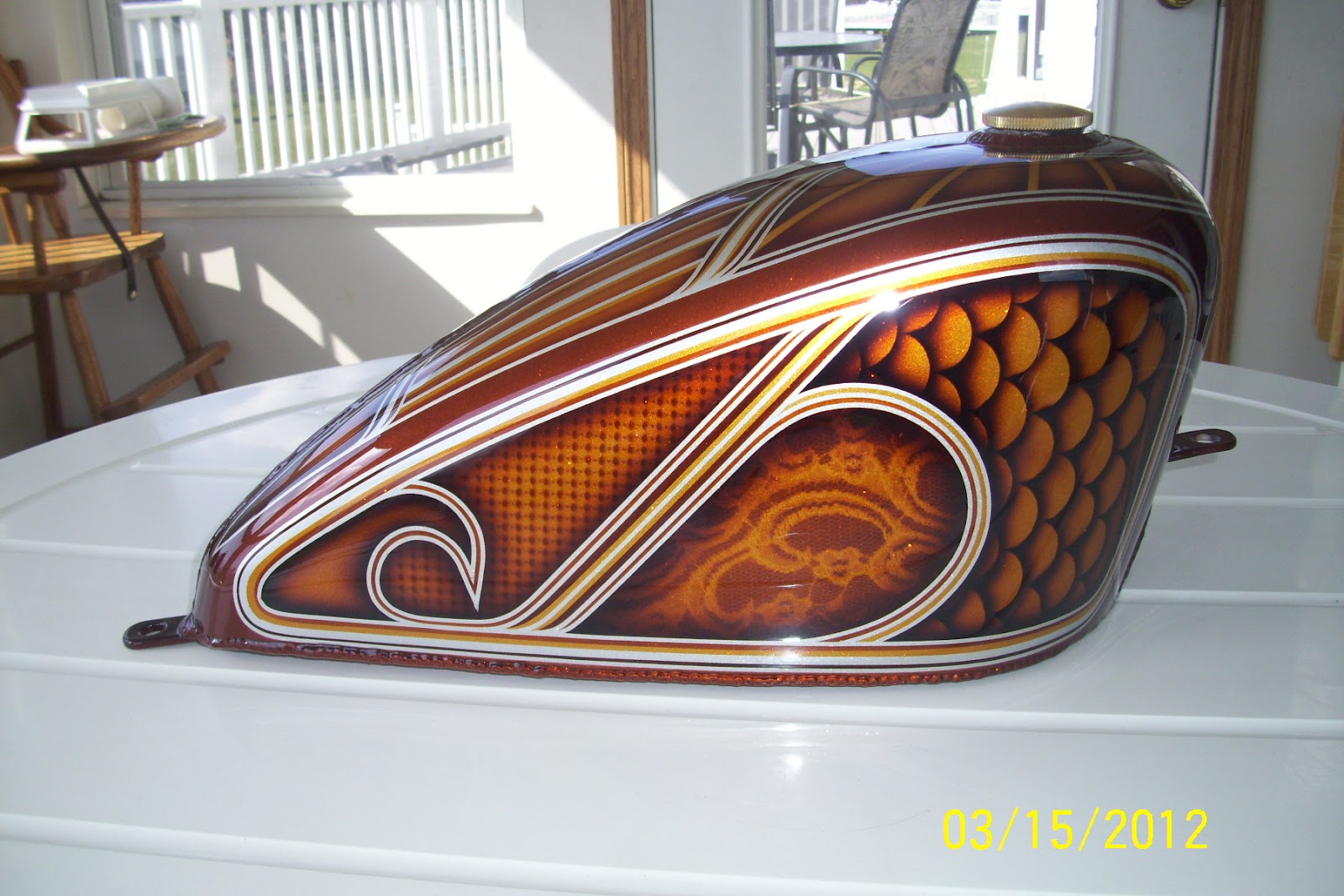 Root Beer Motorcycle Tanks