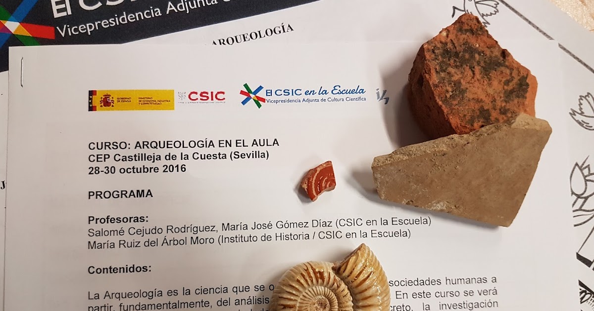 C.E.I.P. EL PALMARILLO: LA ARQUEOLOGÍA EN EL AULA. APRENDEMOS CON EL ...