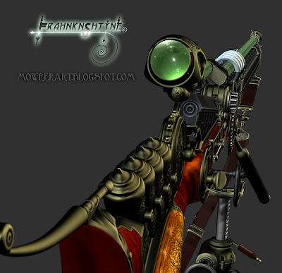 Mowrer Art Steampunk Frankenstein and more: Steampunk Aether Rifle on ...