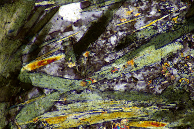 Metabasites: Actinolite in greenschist