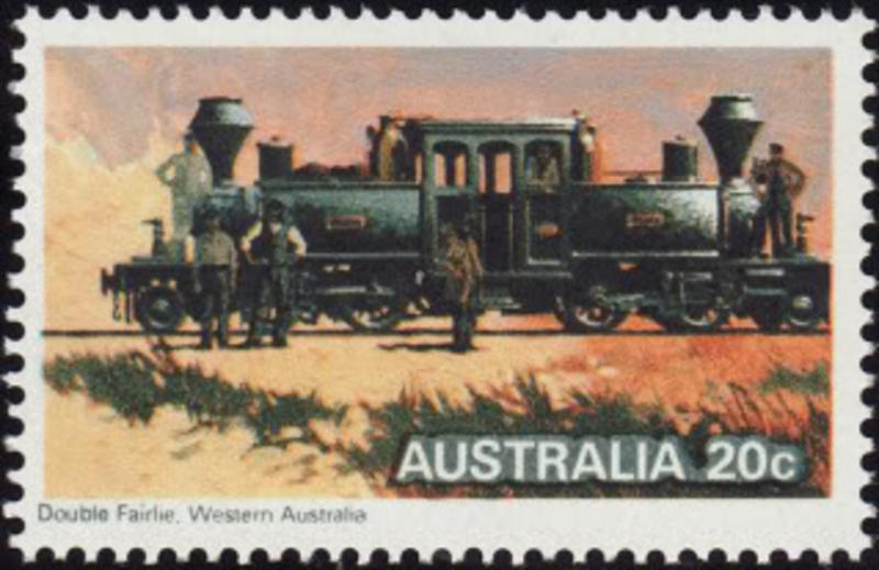 Sobre Filatelia y Ferrocarriles: La “Double Fairlie” (Australia, 1979)