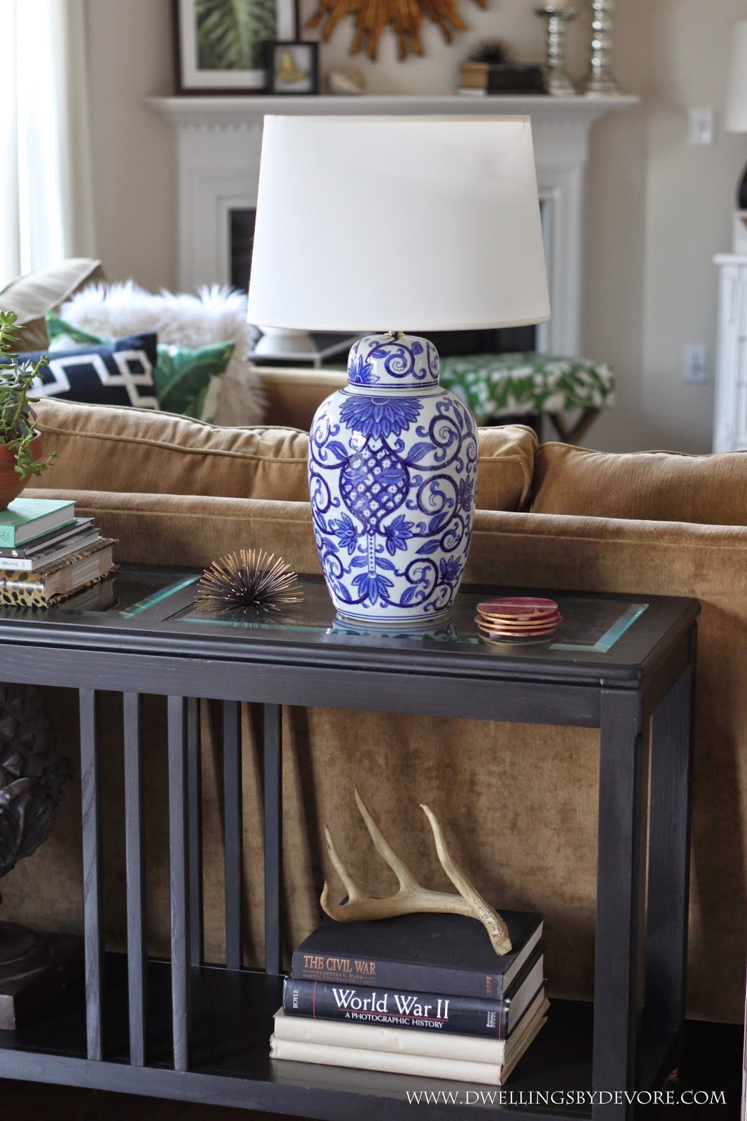 Dwellings By DeVore: DIY ginger jar lamp