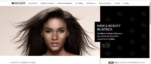 Recare launches new corporate website