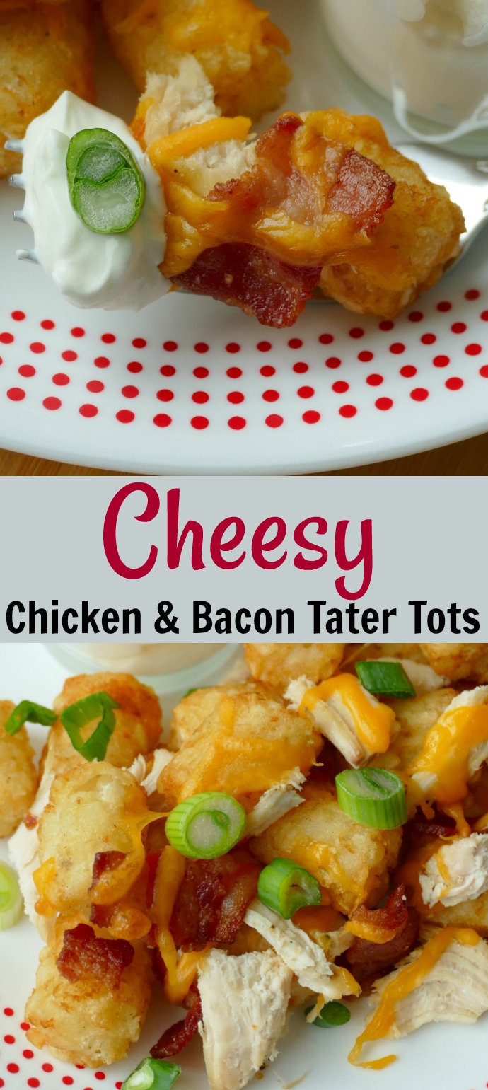 Cheesy Chicken and Bacon Tater Tots Recipe