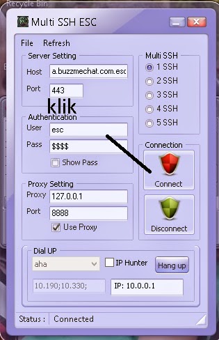 Cara meggunakan Multi SSH - download - Masputz.com