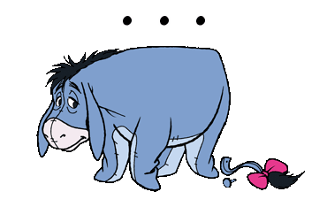 Sad Eeyore Gif