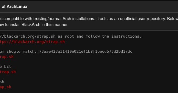Instalar las herramientas de BlackArch en Archlinux ~ entremortales