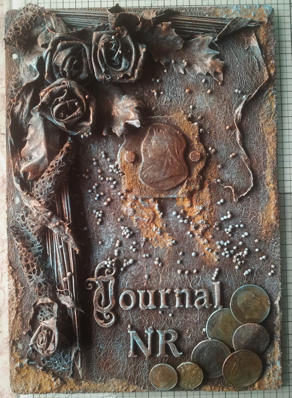 Barnsley Crafter: Powertex, The finished Journal Cover