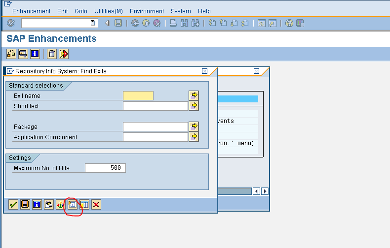 SAP TECH: Menu Exits