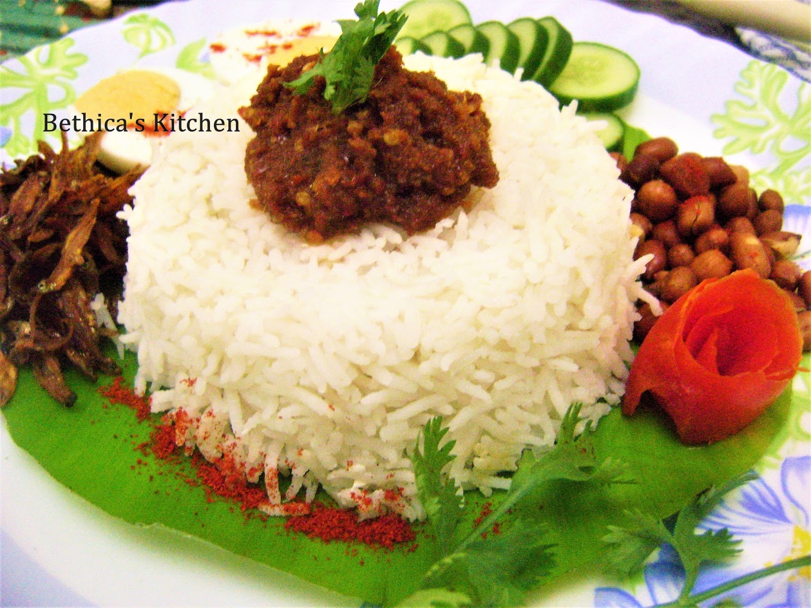 Bethicas Kitchen Flavours Fragrant Nasi Lemak Coconut Rice Malaysian Style
