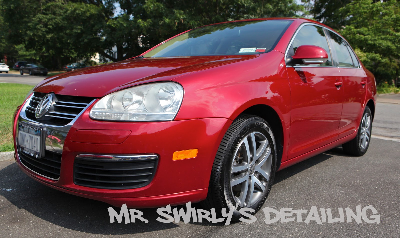 Mr. Swirly's Detailing: 2006 Maroon VW Jetta