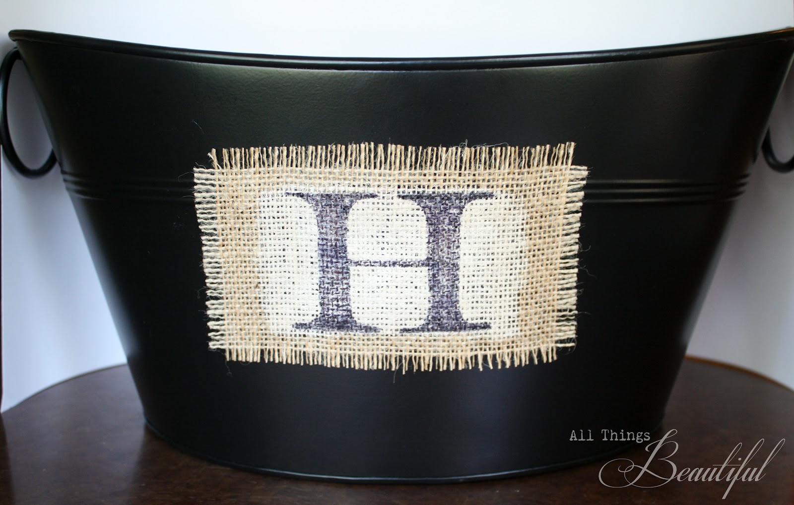 All Things Beautiful: Personalized Drink Bucket {Wedding Gift}