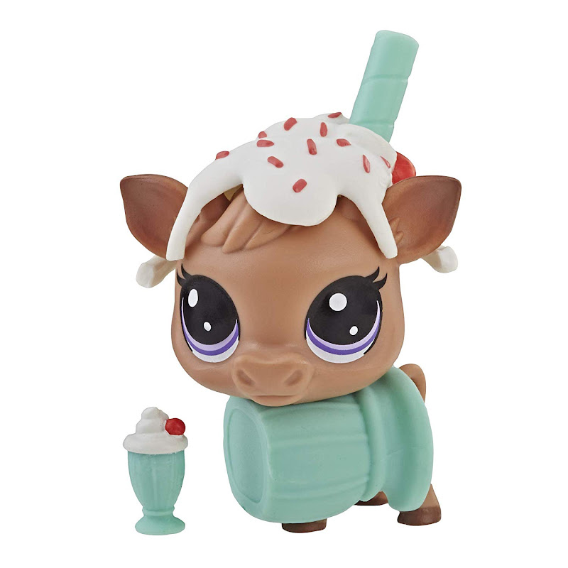 Littlest Pet Shop Series 4 Thirsty Pets Cow (#4-160) Pet | LPS Merch