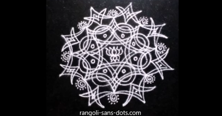 Iyengar padi kolam patterns steps thru images