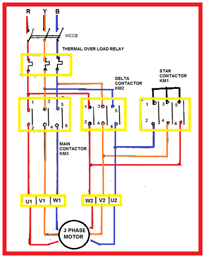 Electrical Page: Star-Delta (Y-Δ) Starter