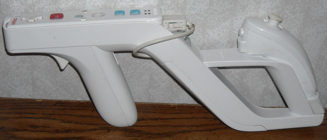 Sam's Asylum: The Wii Zapper the Outlet Store Built.