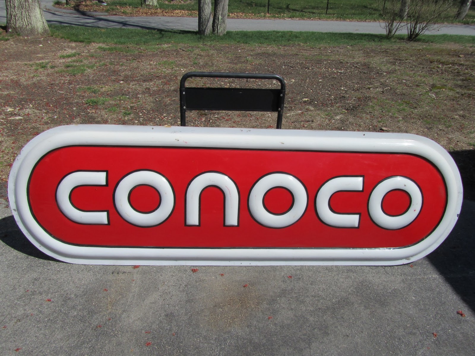 Welcome to Lovequist Antiques! : This GIANT Conoco sign would look ...