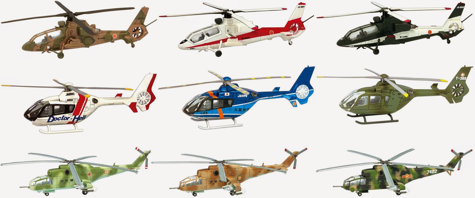 Kampfgruppe 1/144: 1/144 F-Toys Heliborne Collection 6