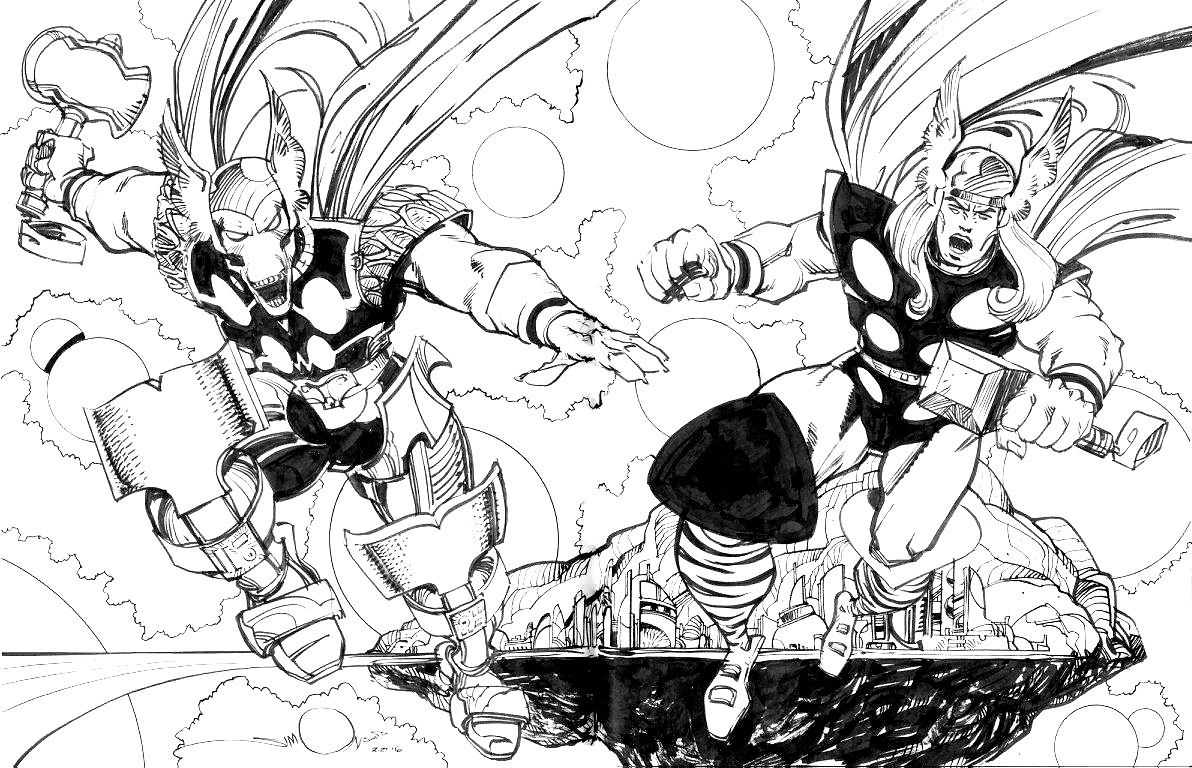 Marvel Comics of the 1980s: Thor and Beta Ray Bill by Walt Simonson