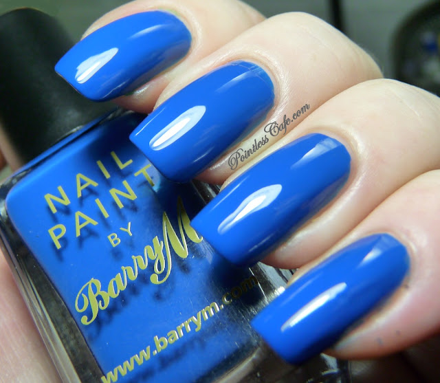 30 Day Challenge Day Five - BLUE with Barry M Cobalt Blue | Pointless Cafe