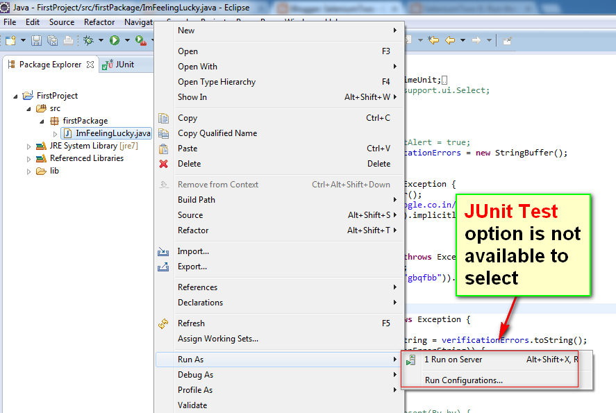 Selenium-By-Arun: 284. Using JUnit annotation in our Selenium WebDriver ... Selenium-By-Arun: 284. Using JUnit annotation in our Selenium WebDriver ...