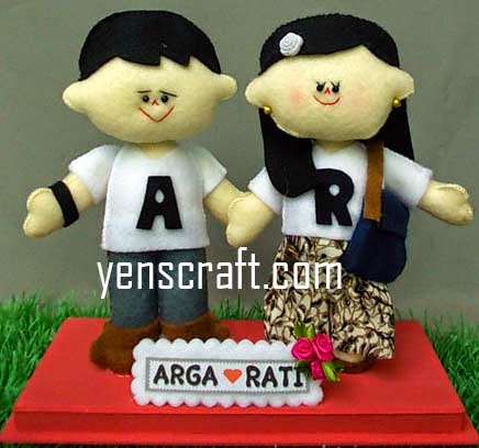 Boneka Couple, Boneka Profesi: Boneka Couple Flanel