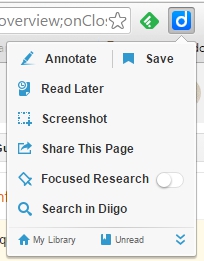 Capacitate Excel: La Extensión de Diigo para Chrome