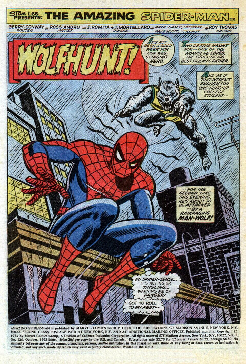 Diversions of the Groovy Kind: Making a Splash: Ross Andru's Amazing ...