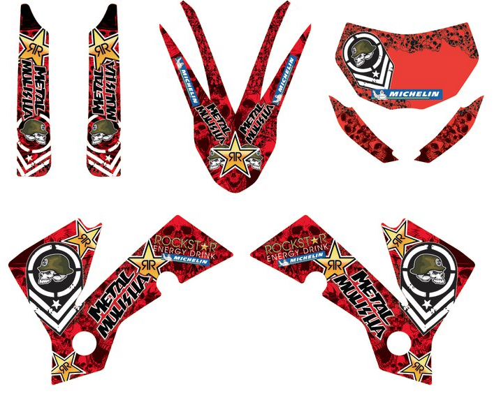 DTM 150 Decals - SuperXmoto | SuperMoto