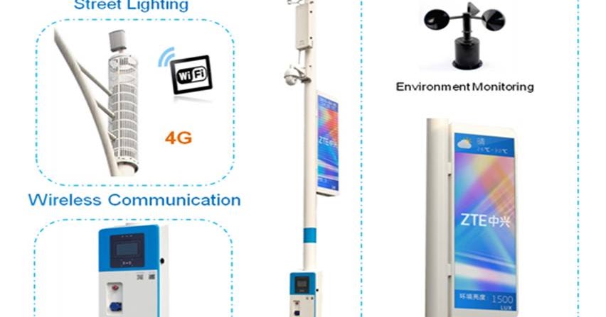Telecoms Infrastructure Blog: ZTE's 4G / 5G Street Lights