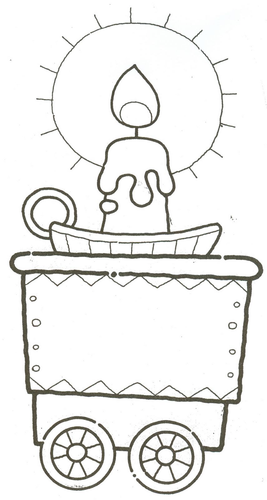 En un rincón de mi aula de Infantil: Tren de la Navidad