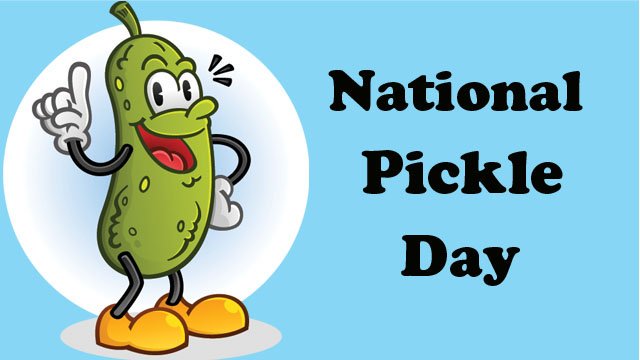 Early Childhood Physical Education: National Pickle Day - November 14, 2018
